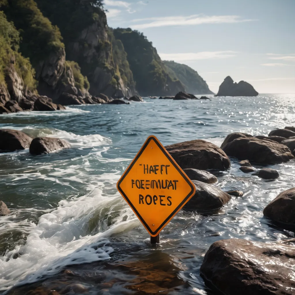Importance of 'Stay Off Rocks' Signs in Watersports Safety